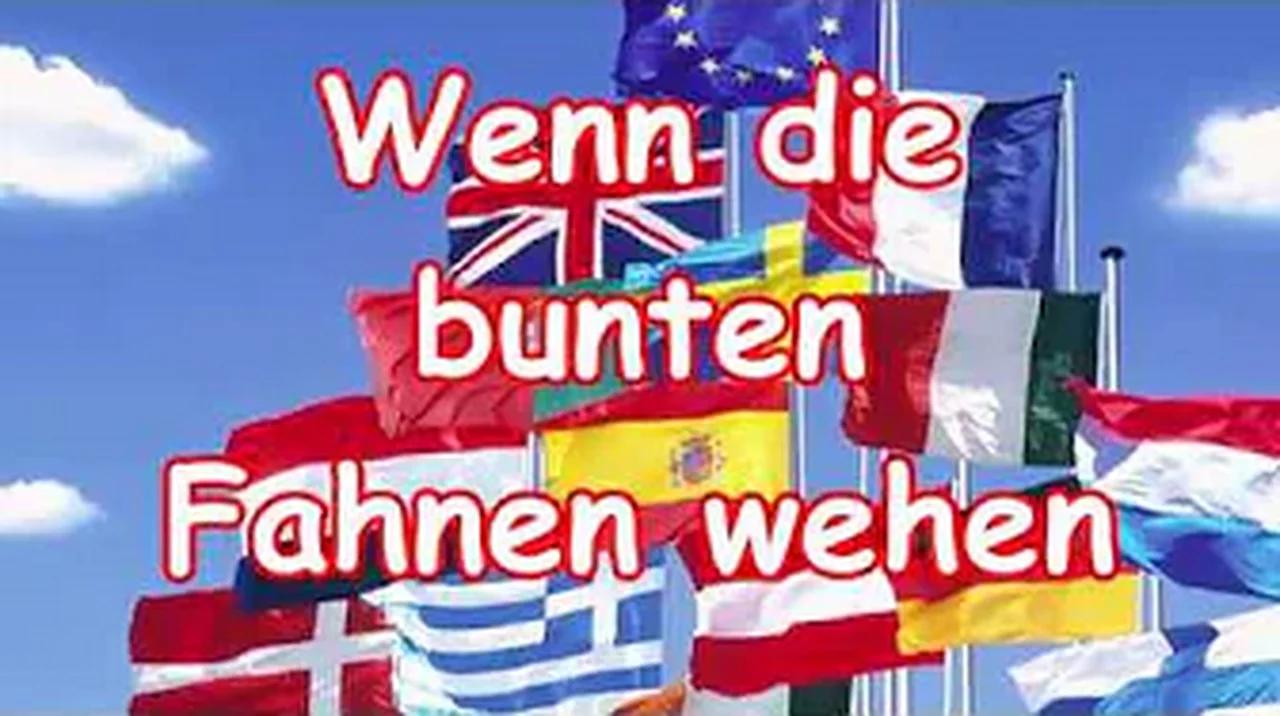 Wenn die bunten Fahnen wehen + Text