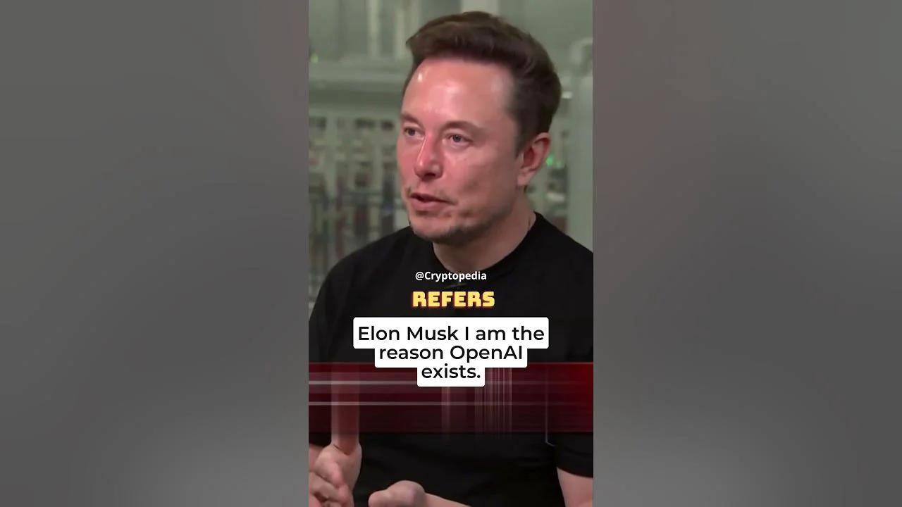 Elon Musk I m The reason OpenAI Exist #elonmusk #openai #chatgpt #artificialintelligence #ai #shorts