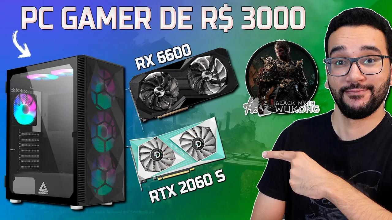 AMD Tomou SURRA? Ryzen 5 3600 com RTX 2060 Super E RX 6600 no Black ...