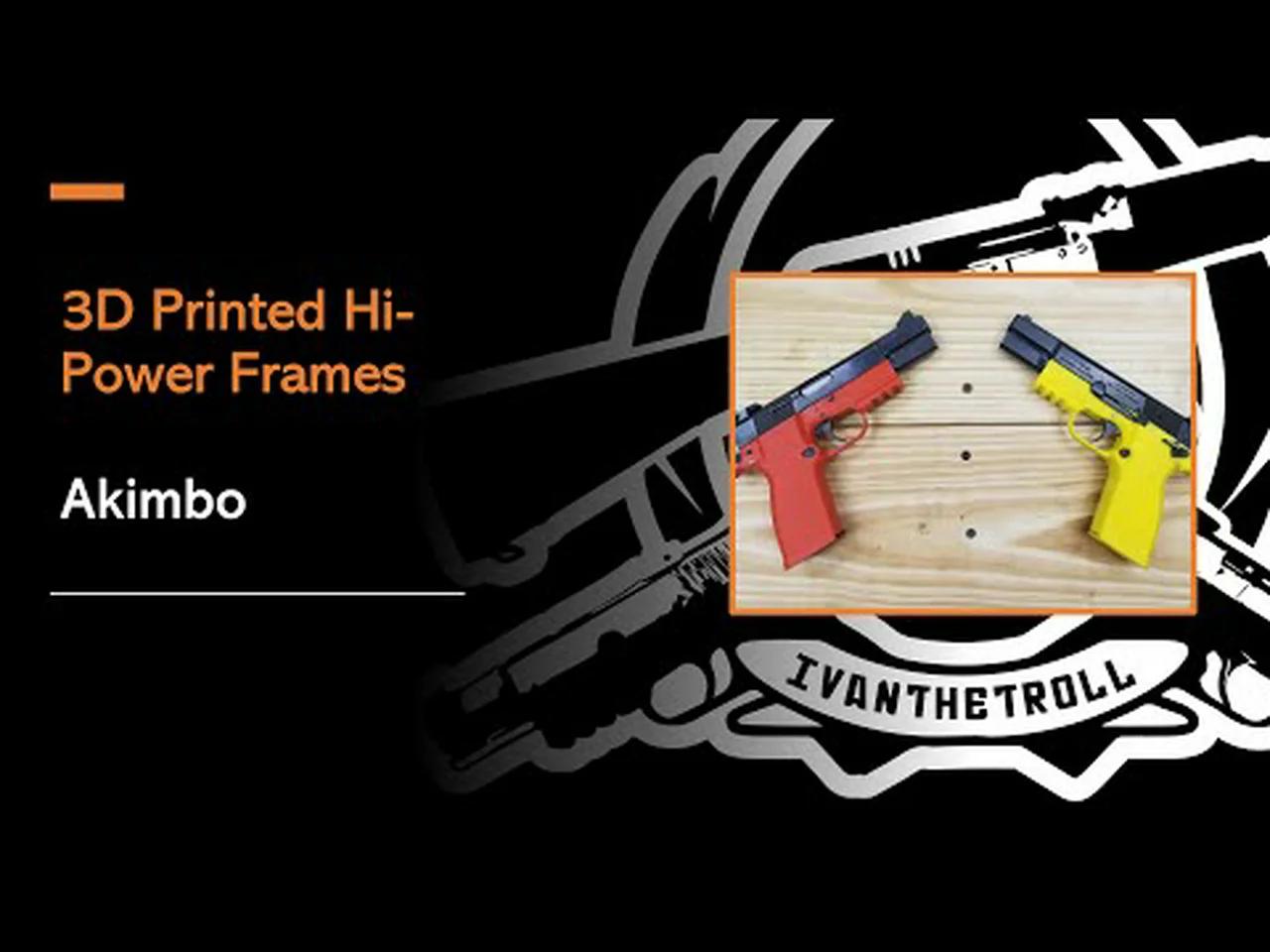 3D Printed Hi-Power Frame Dual-Wield