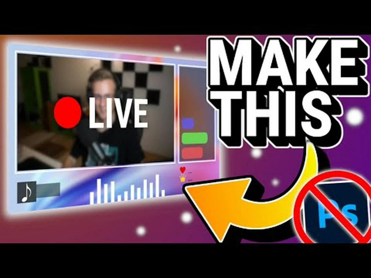 How To Make Your Own Stream Overlay For Free! (Beginner Friendly)