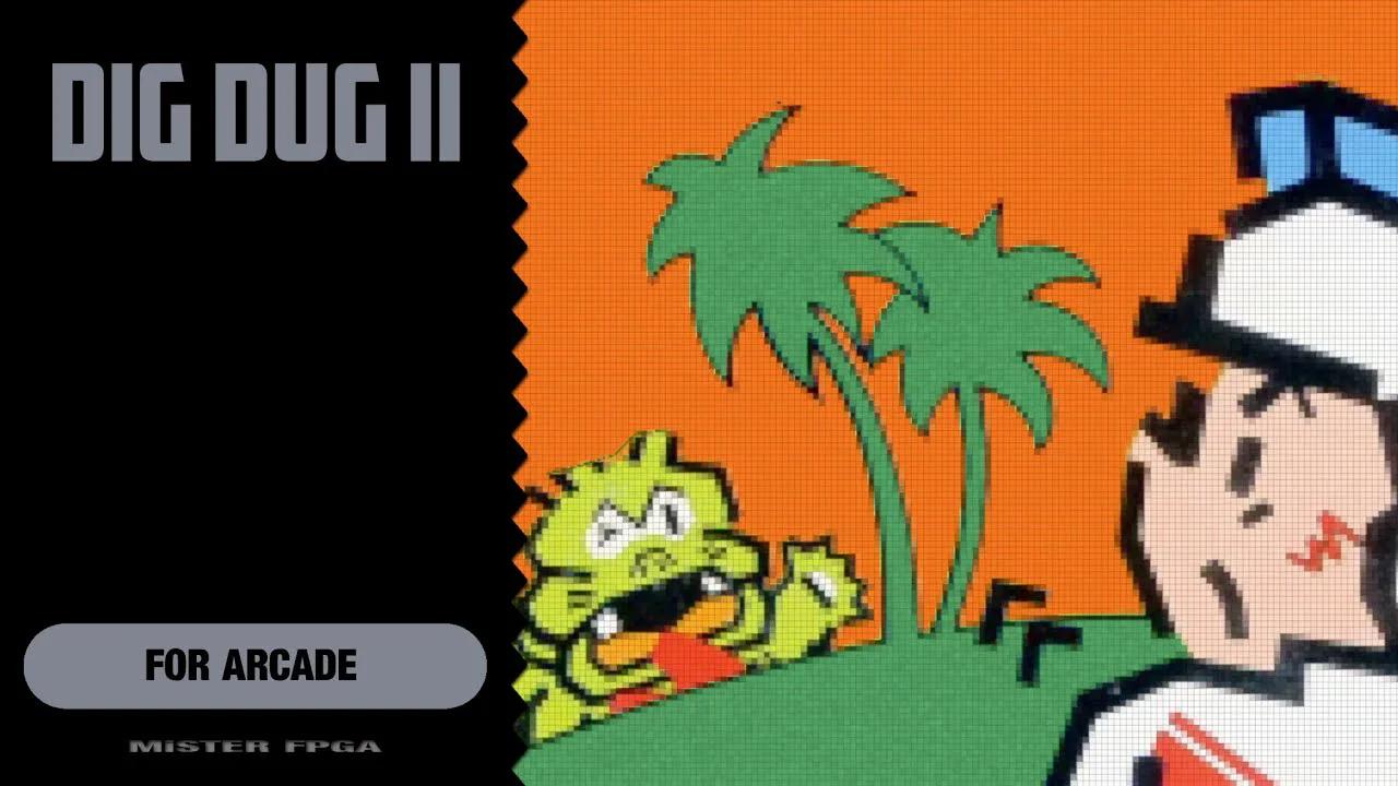 Dig Dug II | MiSTer FPGA | Arcade