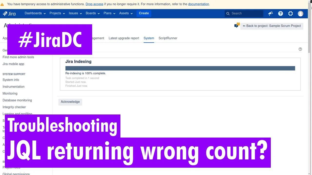Jira Data Center Troubleshooting Jql Problems And Indexing