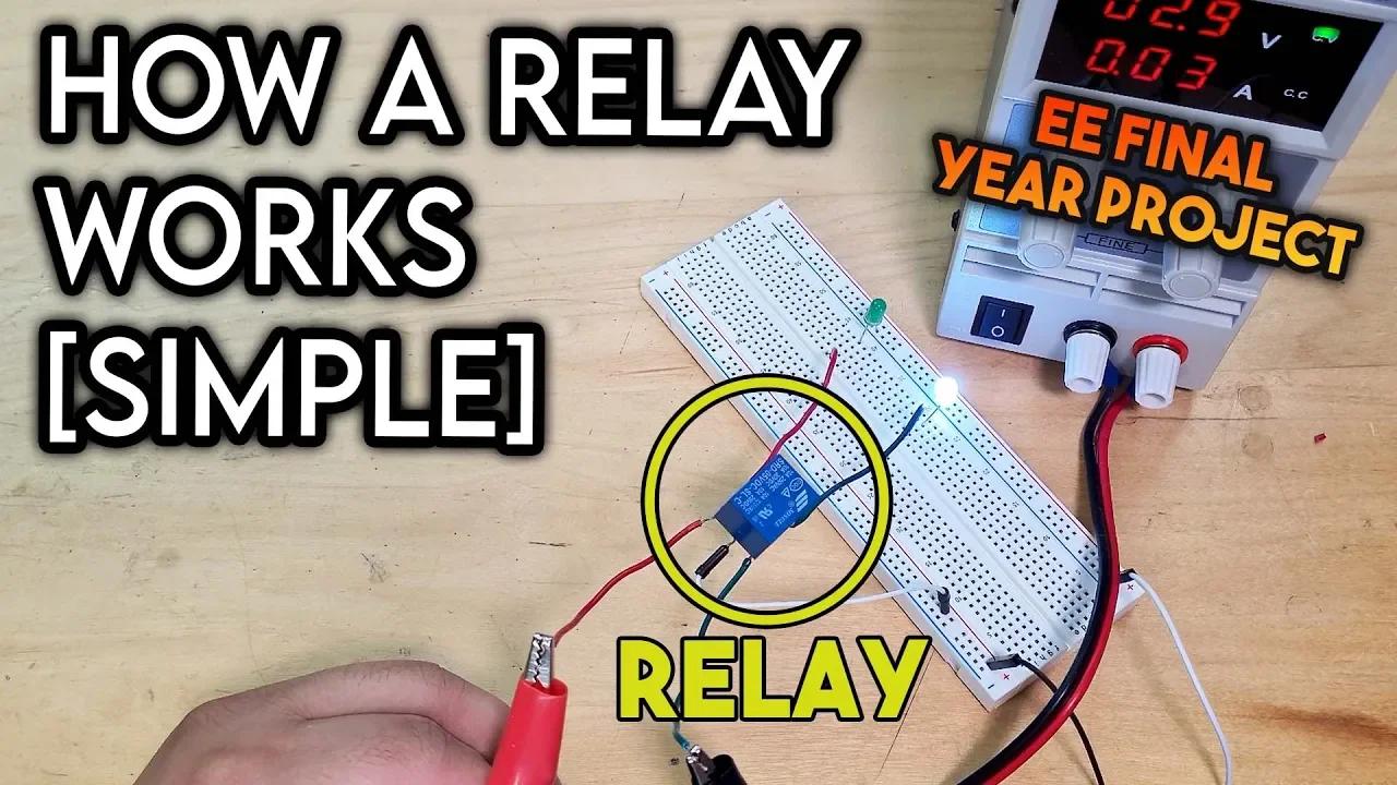 Using A Relay As A Switch - Simple Demonstration - Beginner Friendly