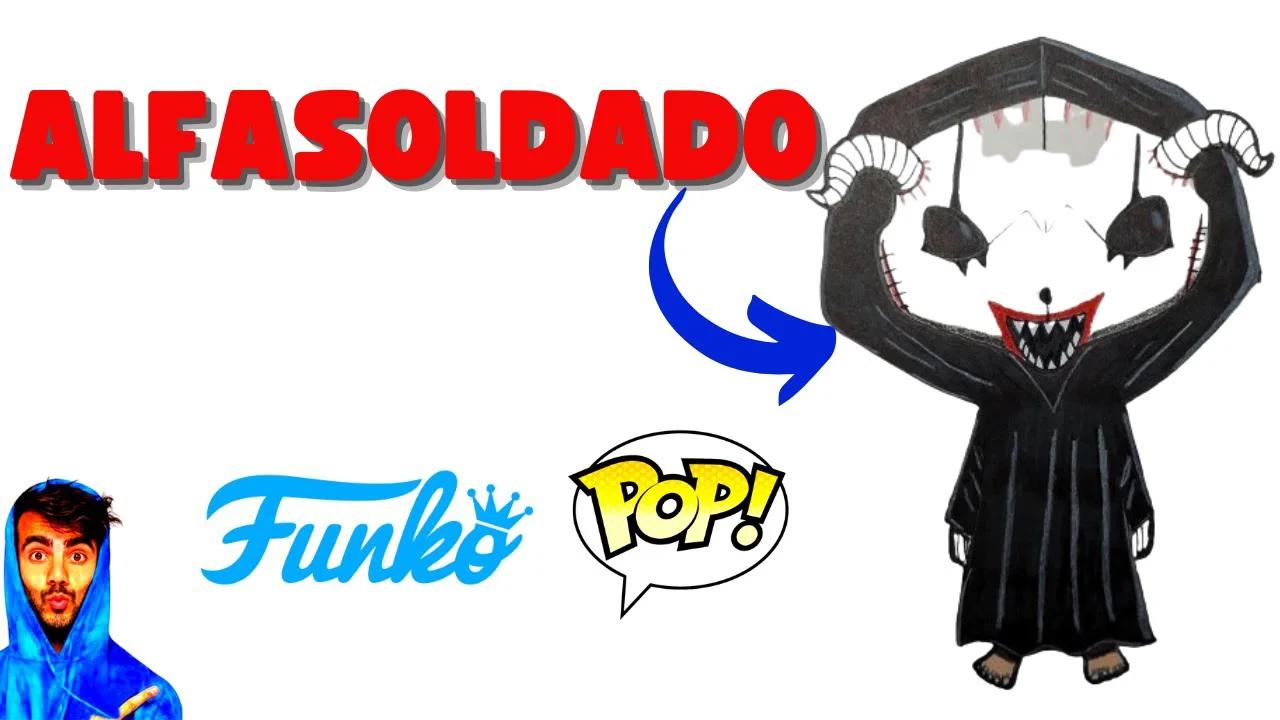 Como DIBUJAR un ALFASOLDADO FUNKO POP de los Payasos de la DEEP WEB ...