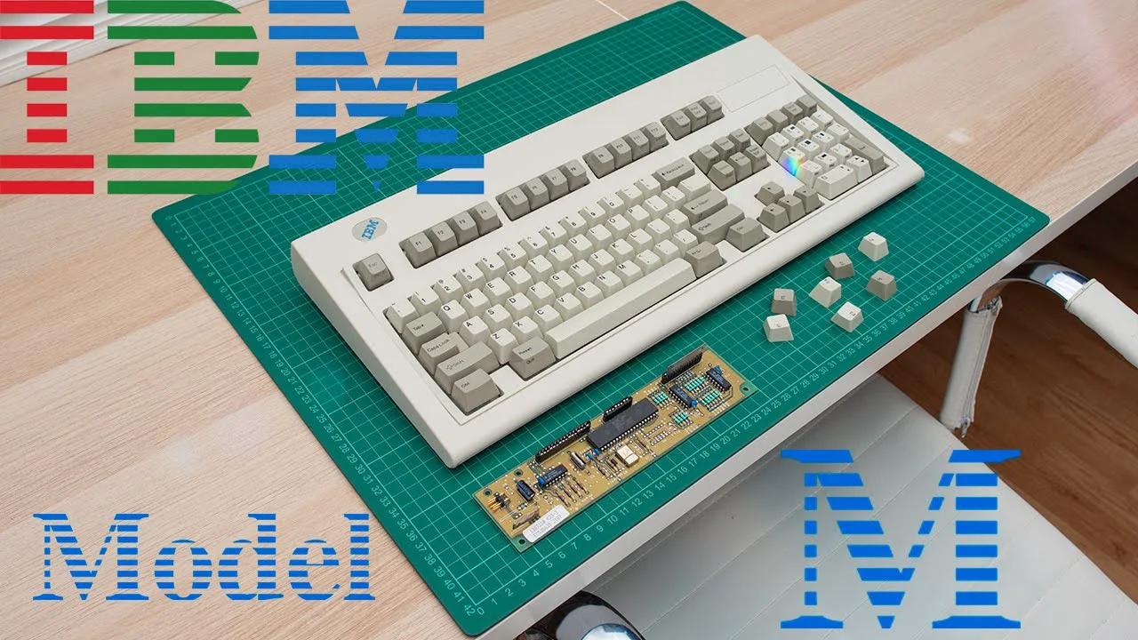 #36 IBM Model M Terminal conversion to PS/2. Disassembly, cleanup and ...
