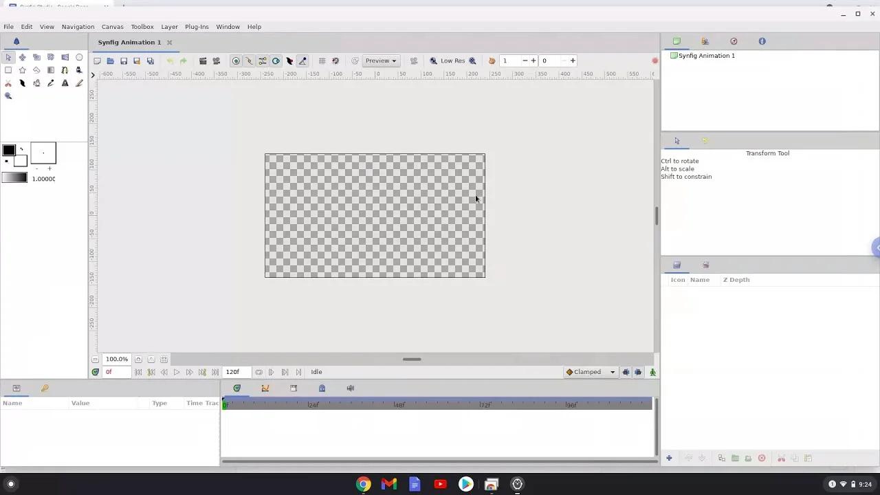 How to install Synfig Studio on a Chromebook