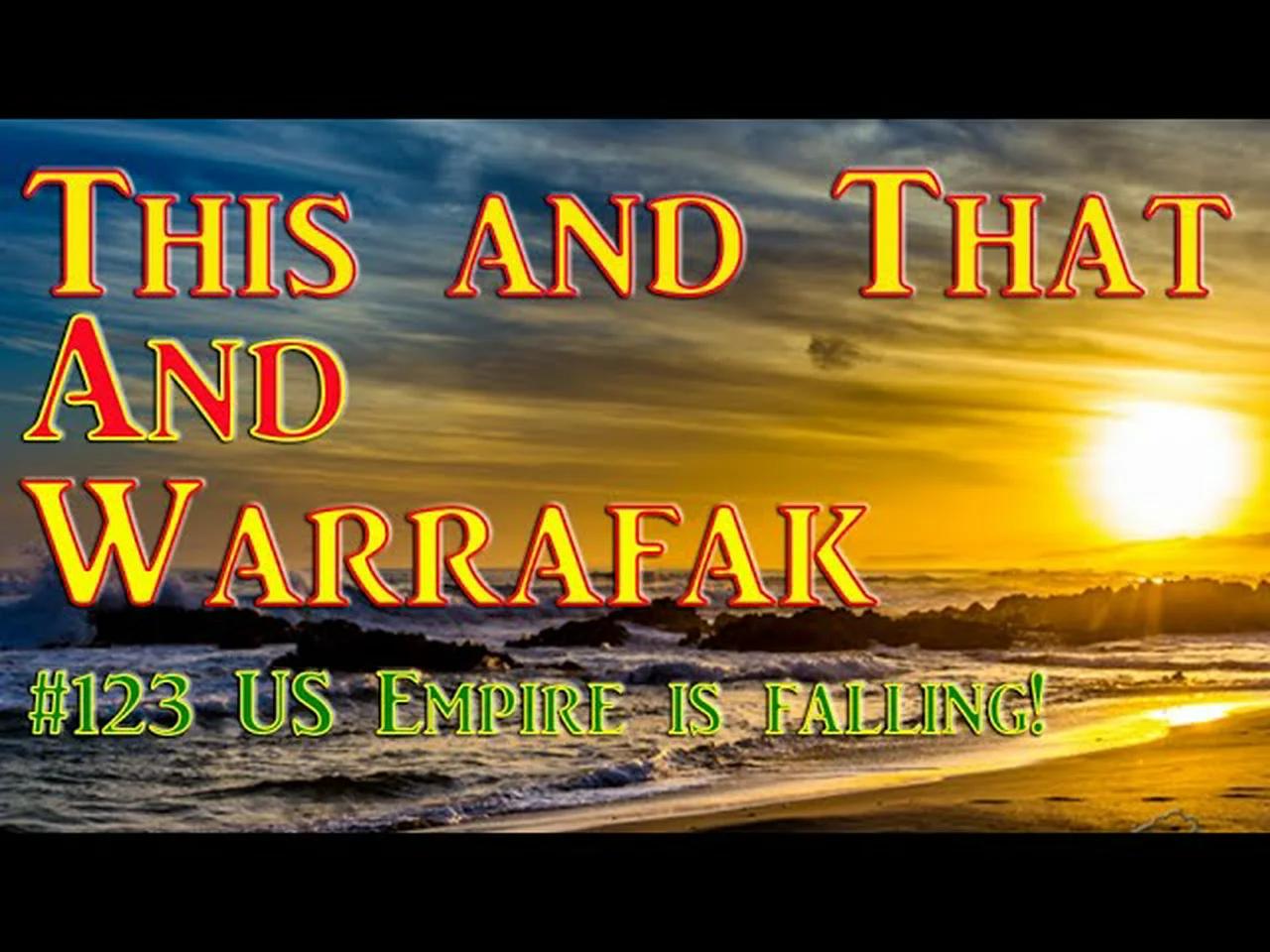 Skidmarks: 123 US Empire is falling but the madness continues.