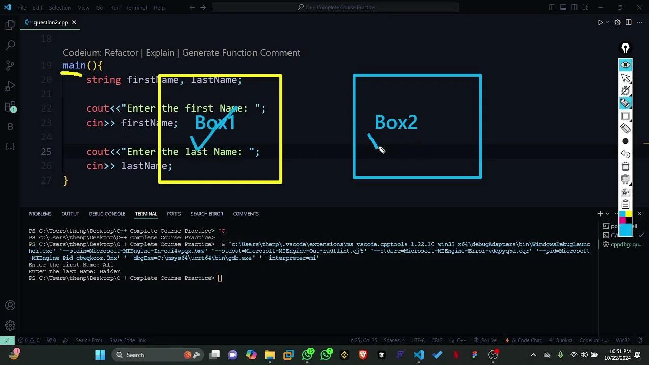 First Semester Lab 1 Task 2 Programming Fundamentals C Bs Cybersecurity