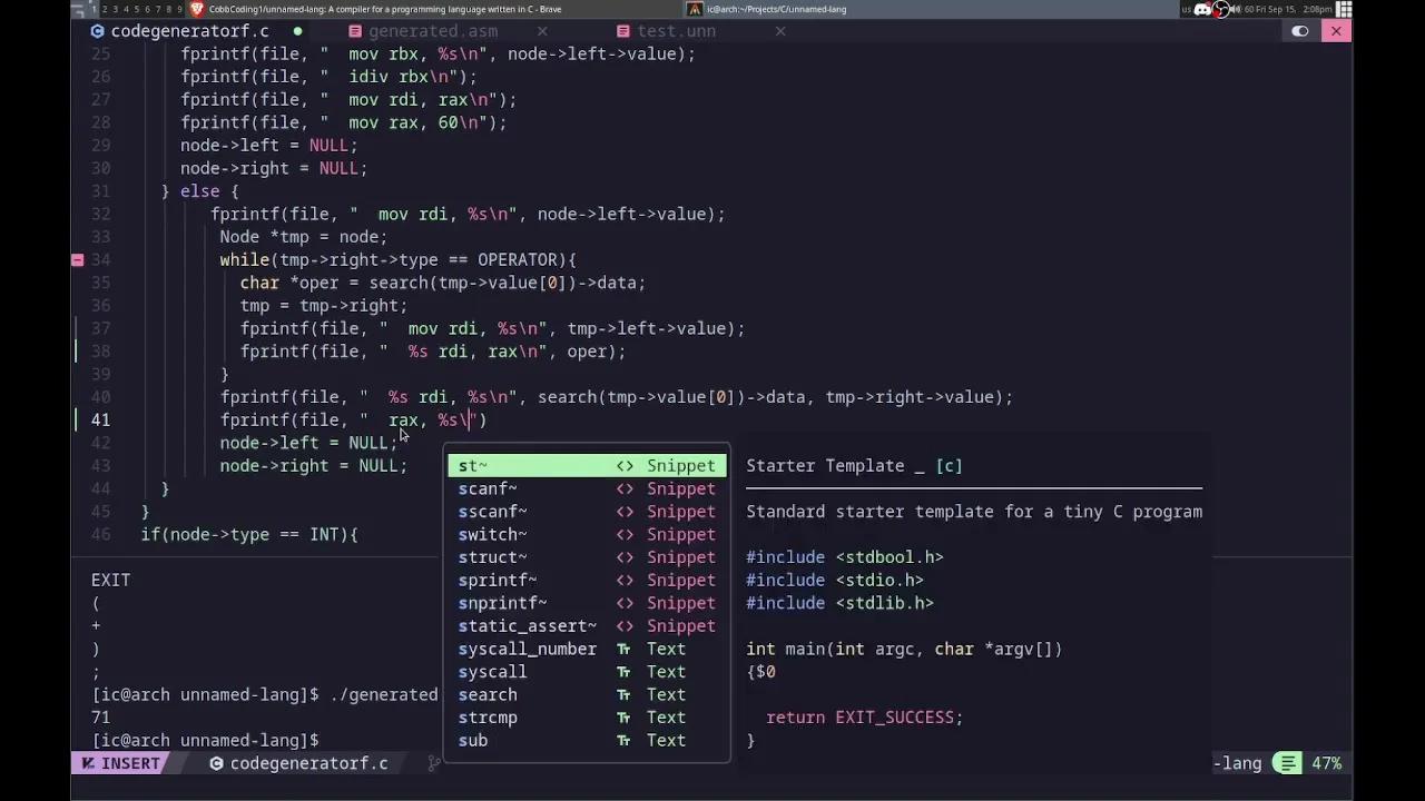 Building A Compiler In C Variables In Assembly