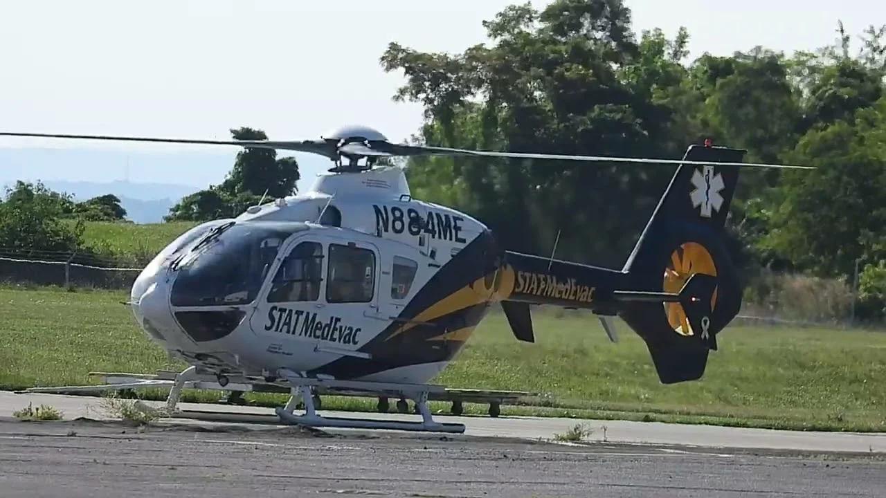N884ME - STAT MedEvac 2 Taking Off