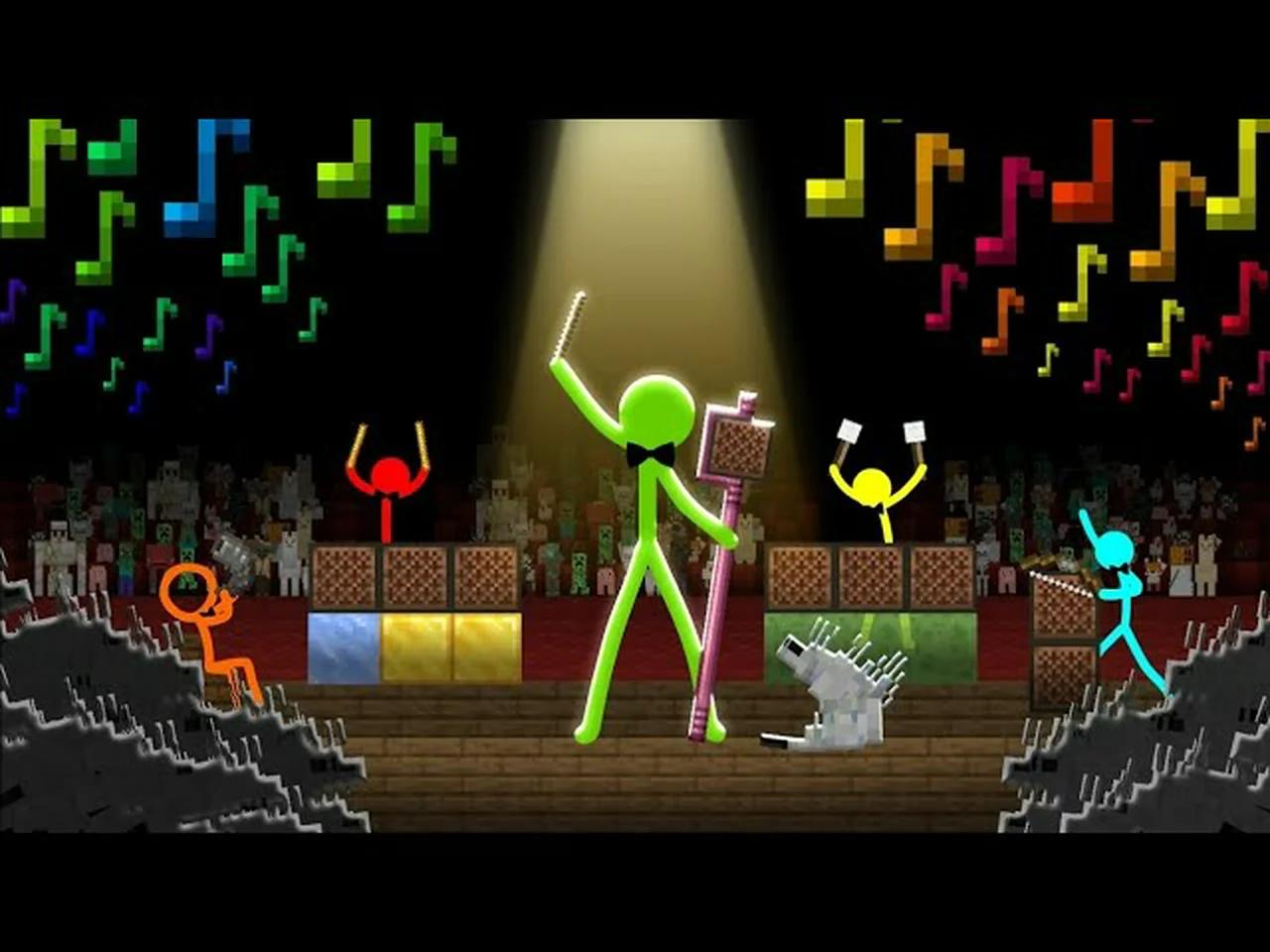 Note Block Concert Animation Vs Minecraft Shorts Ep 35 Tts Dub