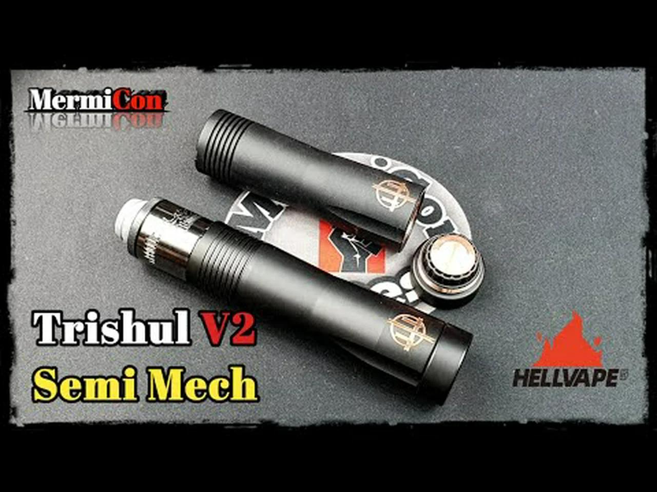 Trishul V2 Semi Mech mod by Hellvape "Ελληνική Παρουσίαση" “Greek review“