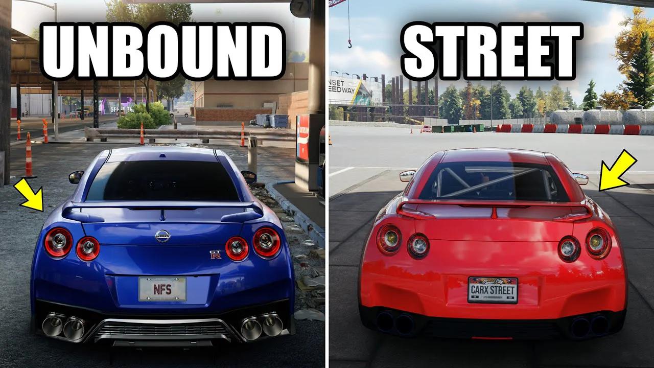 Side by Side Comparison | CarX Street VS NFS Unbound (WHICH IS BEST ...