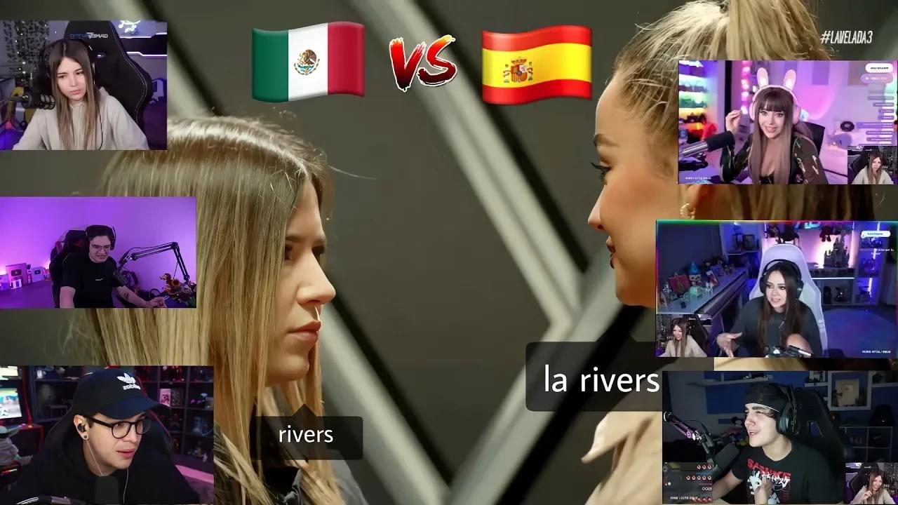 REACCION de STREAMERS de Rivers vs La Rivers Cara a Cara