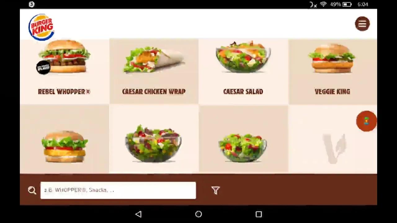 Burger King International Menu Part 6 (Germany)