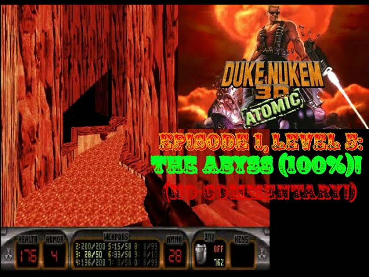 Duke Nukem 3D Atomic E1L5: The Abyss (100%)!