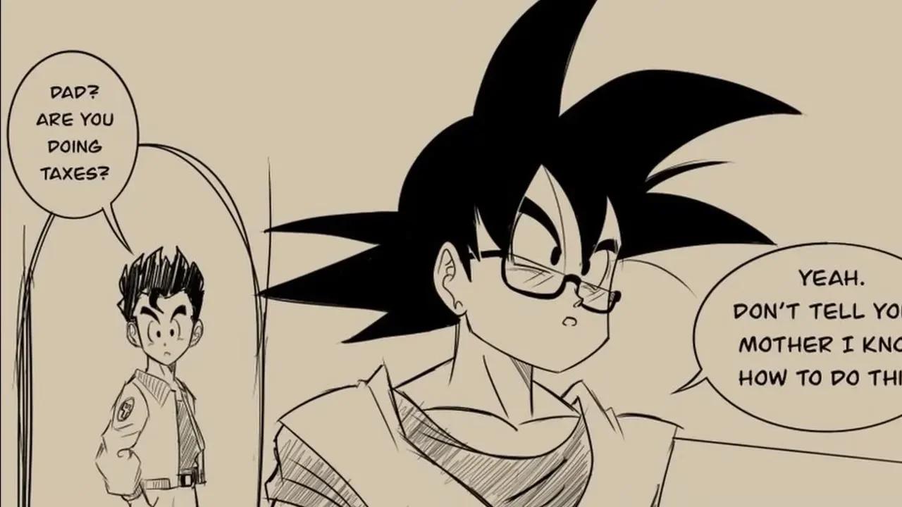 Goku Does Taxes (Comic Dub)