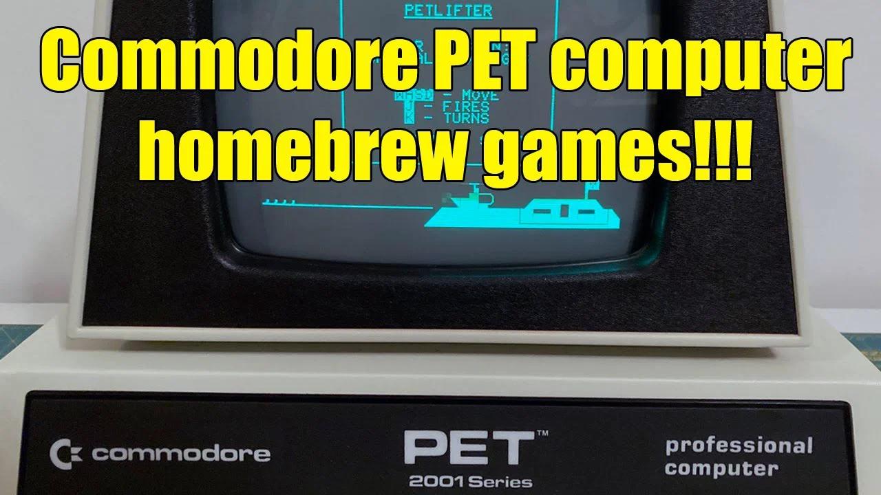 PETLifter aka Choplifter on a Commodore PET computer - Geek With Social ...
