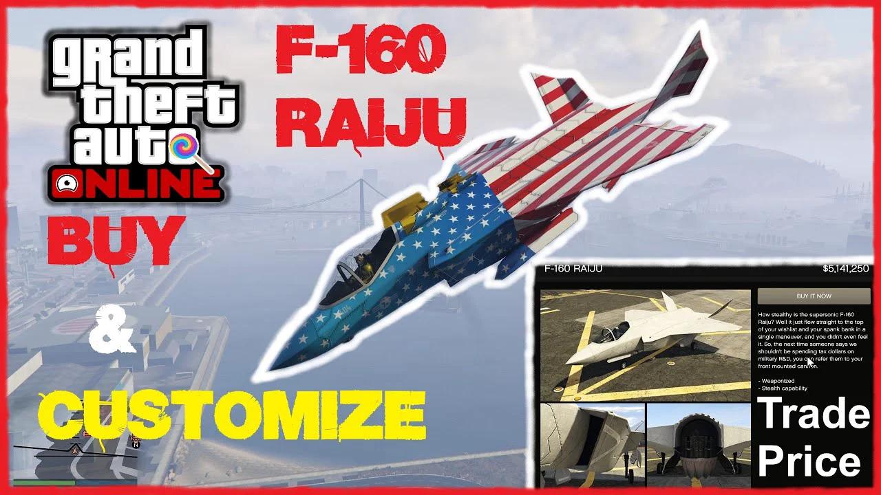 How to Unlock Trade Price & Customize F-160 RAIJU in GTA 5 Online ...