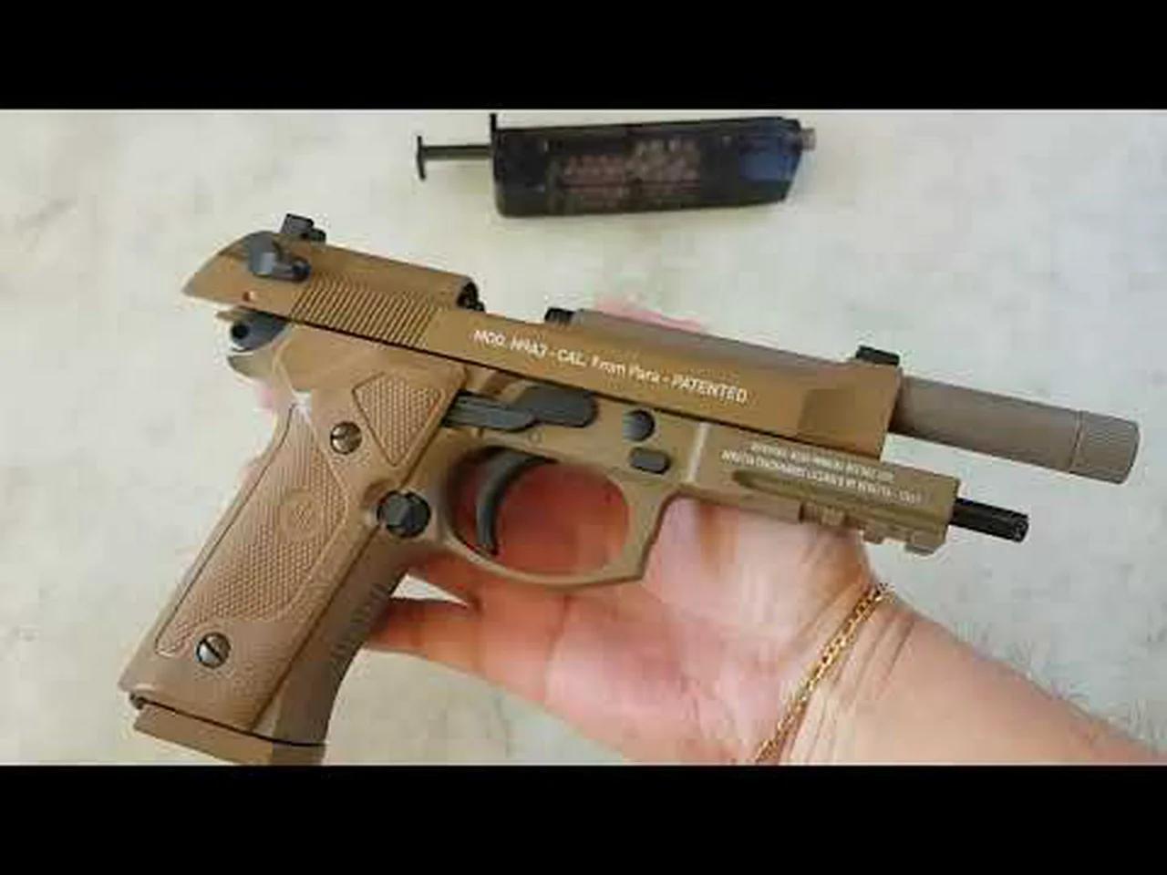 Airsoft - Beretta M9A3 FDE Umarex Co2 6mm - E&G Comércio