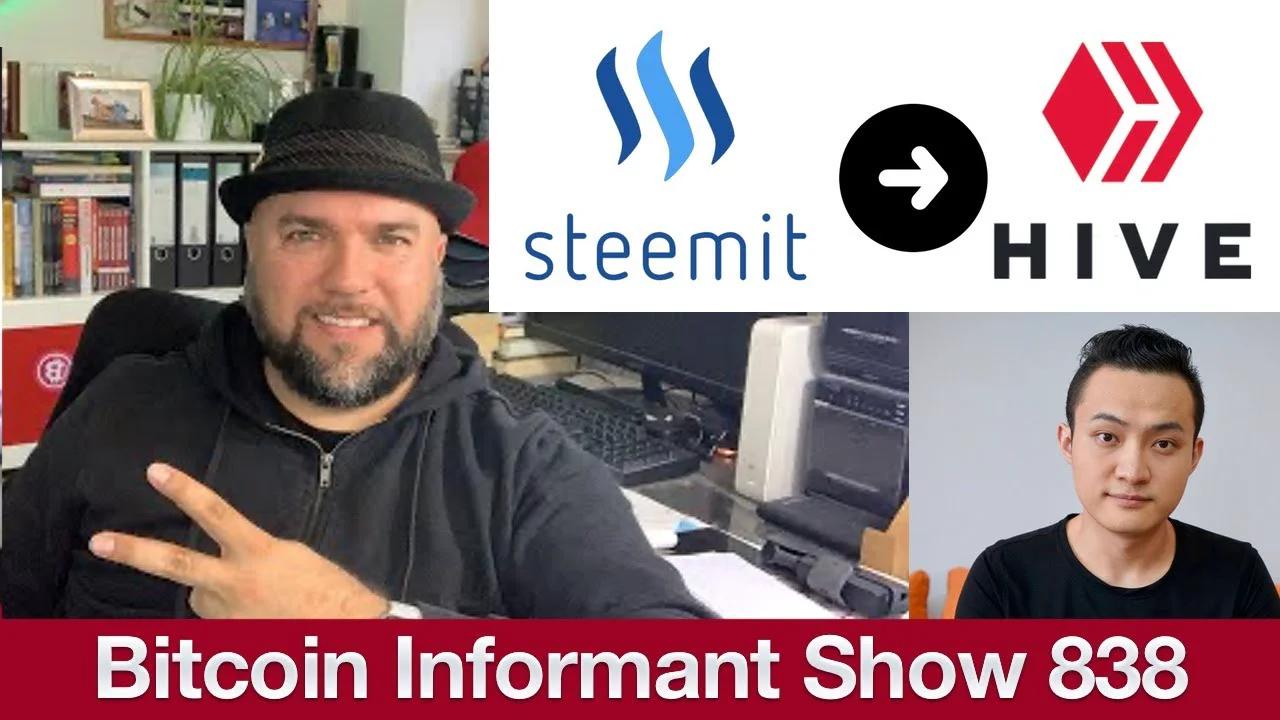 #838 Steemit Drama Justin Tron, Hardfork und AirDrop - HIVE Blockchain