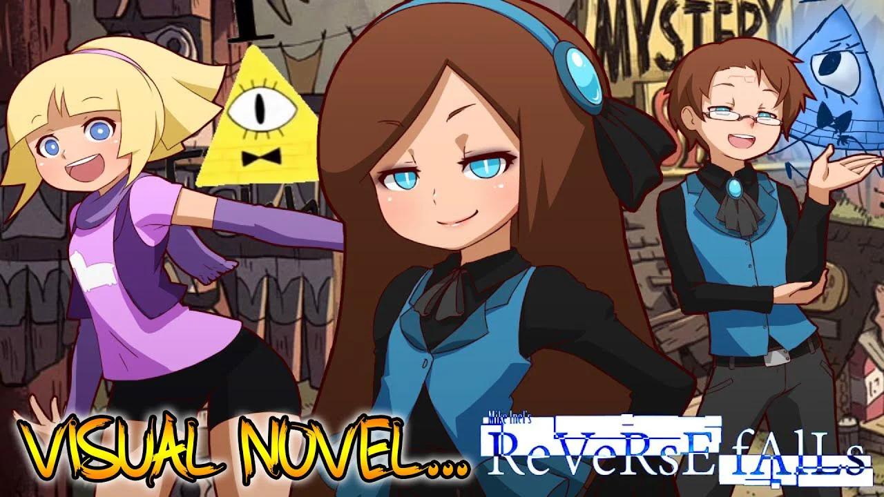 Gravity Falls Versión Anime Reverse Falls Visual Novel