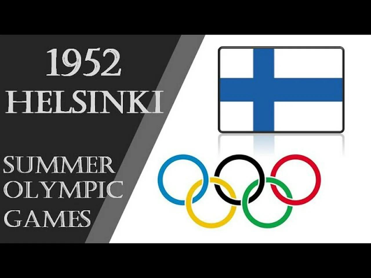 1952 Summer Olympic Games in Helsinki, Finland | All Medal Winning ...