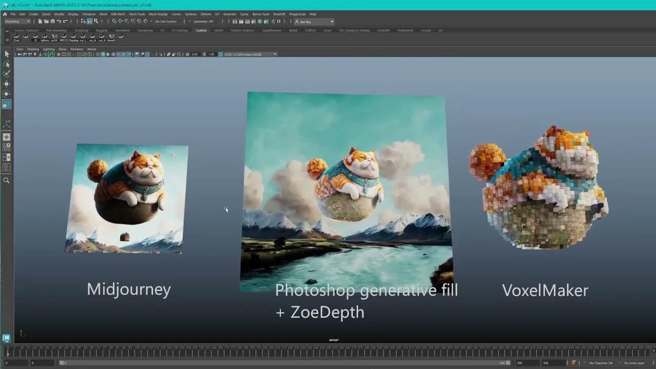 Maya Poly Tool R&D - voxel maker