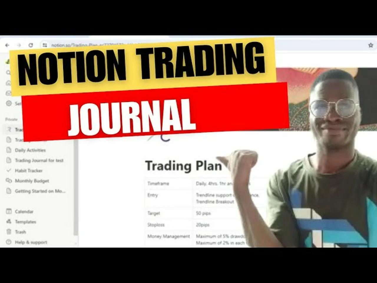 how to use notion notion notion app Trading Journal