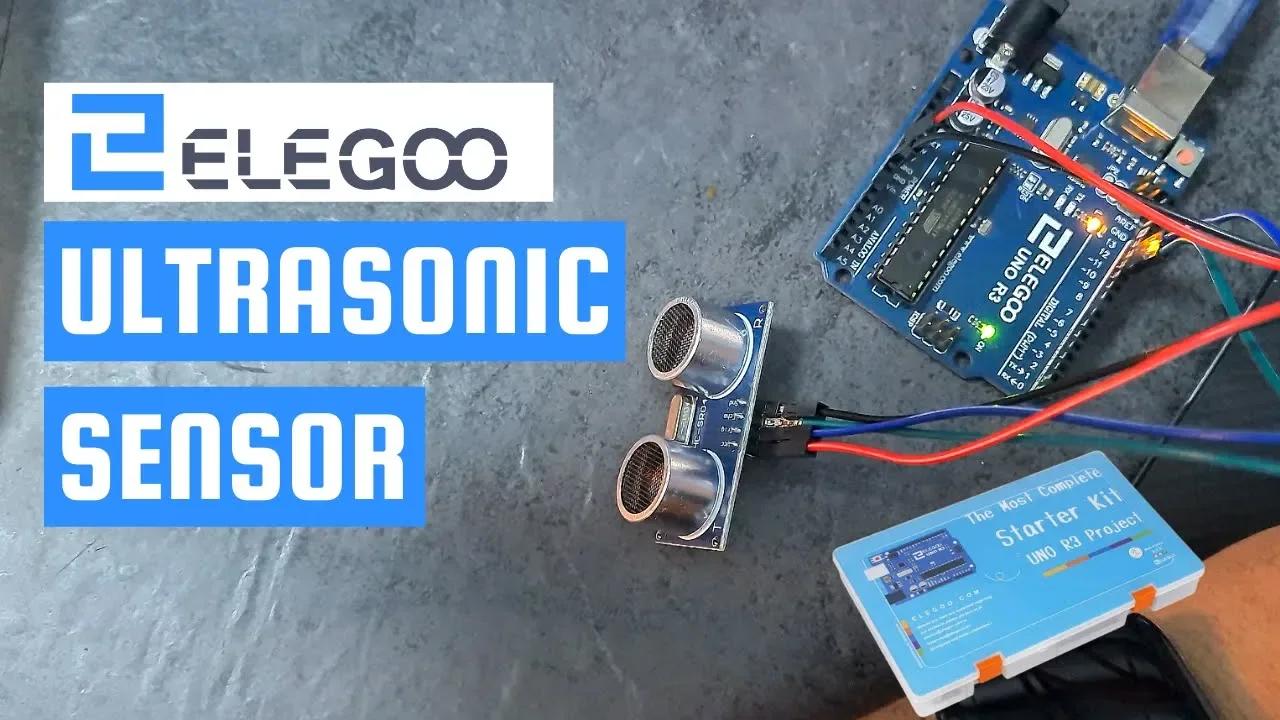 Ultrasonic Sensor Module Arduino Tutorial - Elegoo The Most Complete ...
