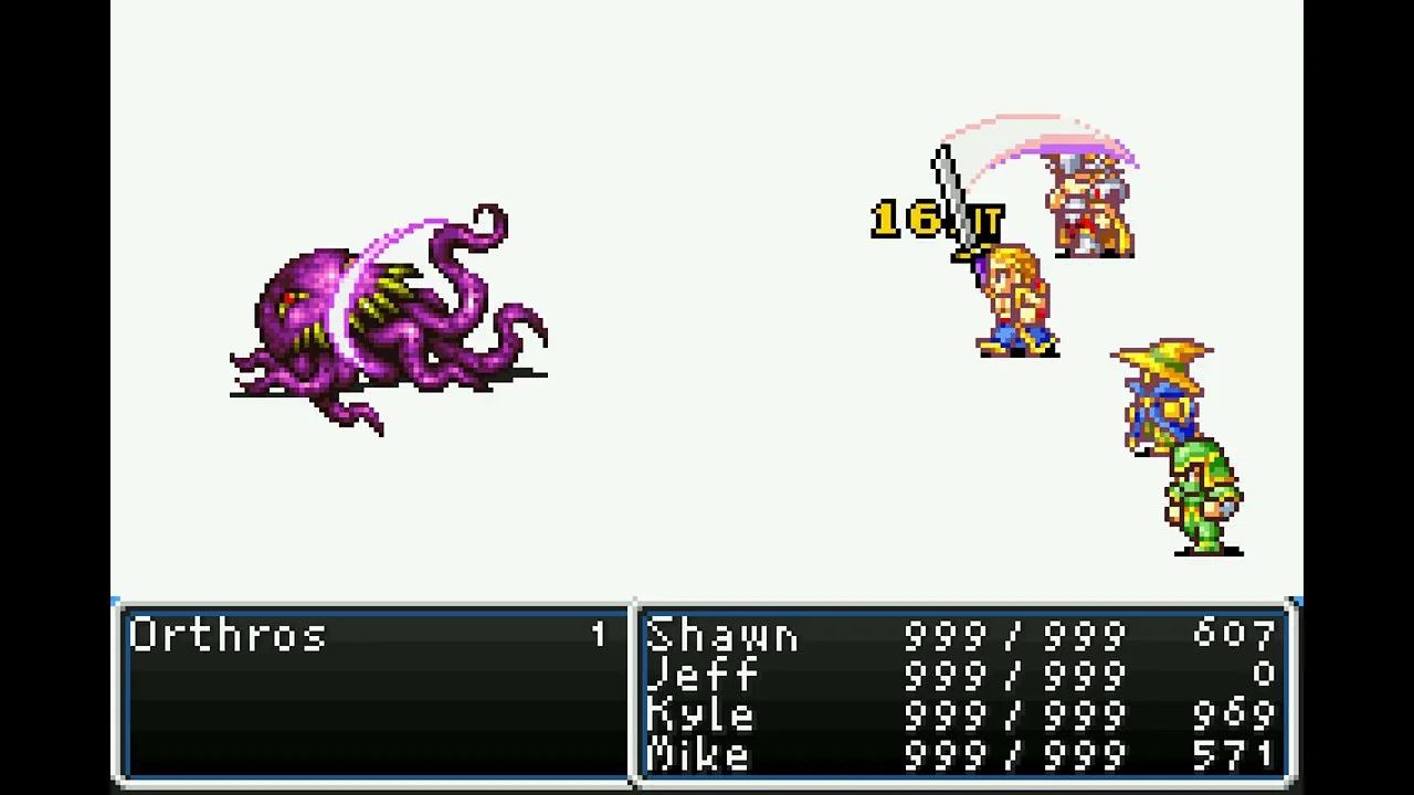 Final Fantasy I & II: Dawn of Souls - Whisperwind Cove - Orthros