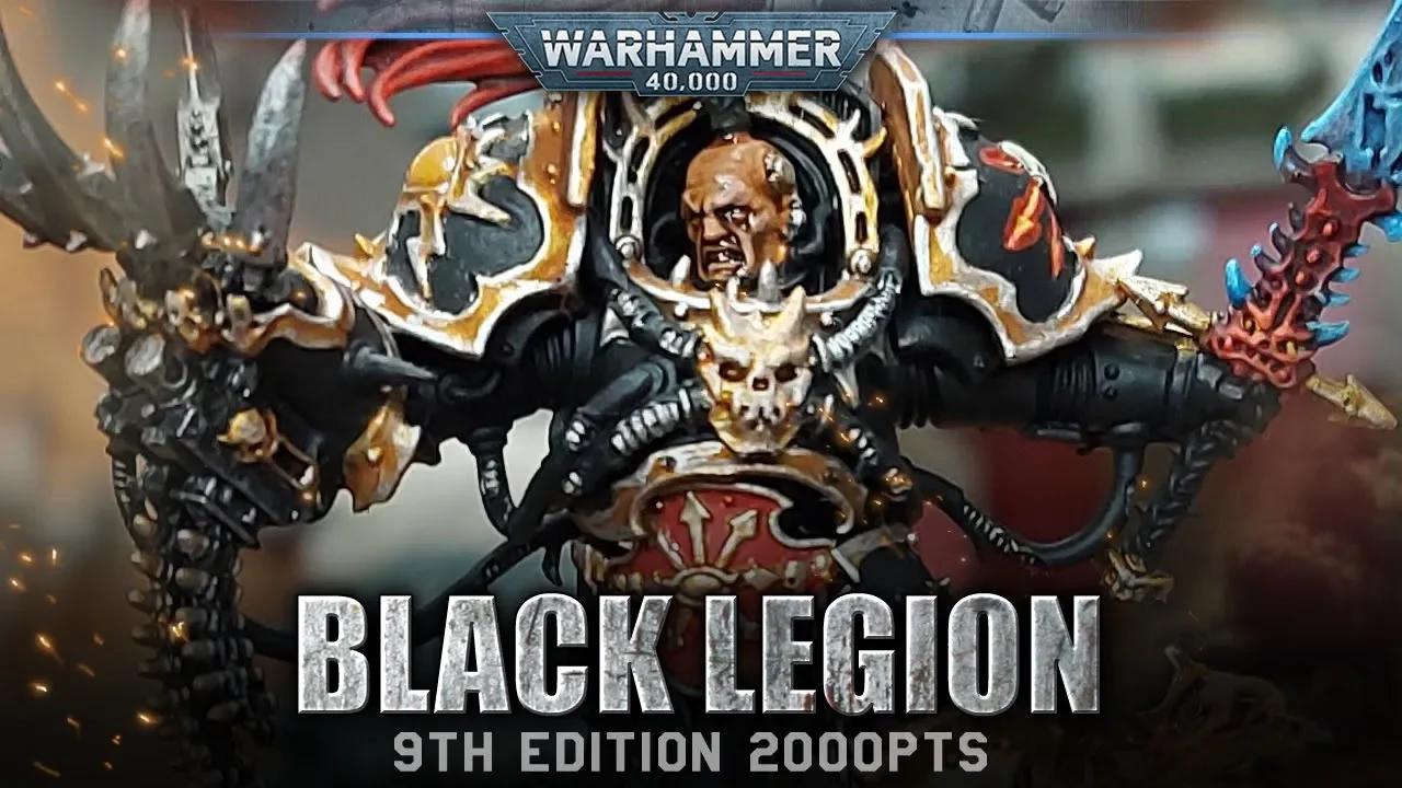 Black Legion Chaos Space Marines COMPLETE ARMY Warhammer 40K 9th ...