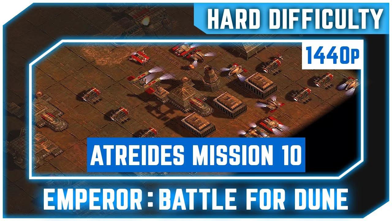 Emperor: Battle For Dune - Atreides Mission 10 - Harkonnen Stronghold ...