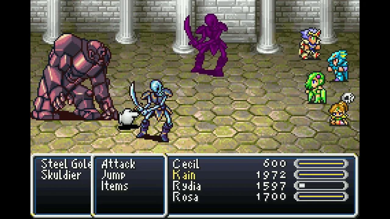 Final Fantasy IV Advance - Castle of Eblan - Skuldiers & Steel Golem