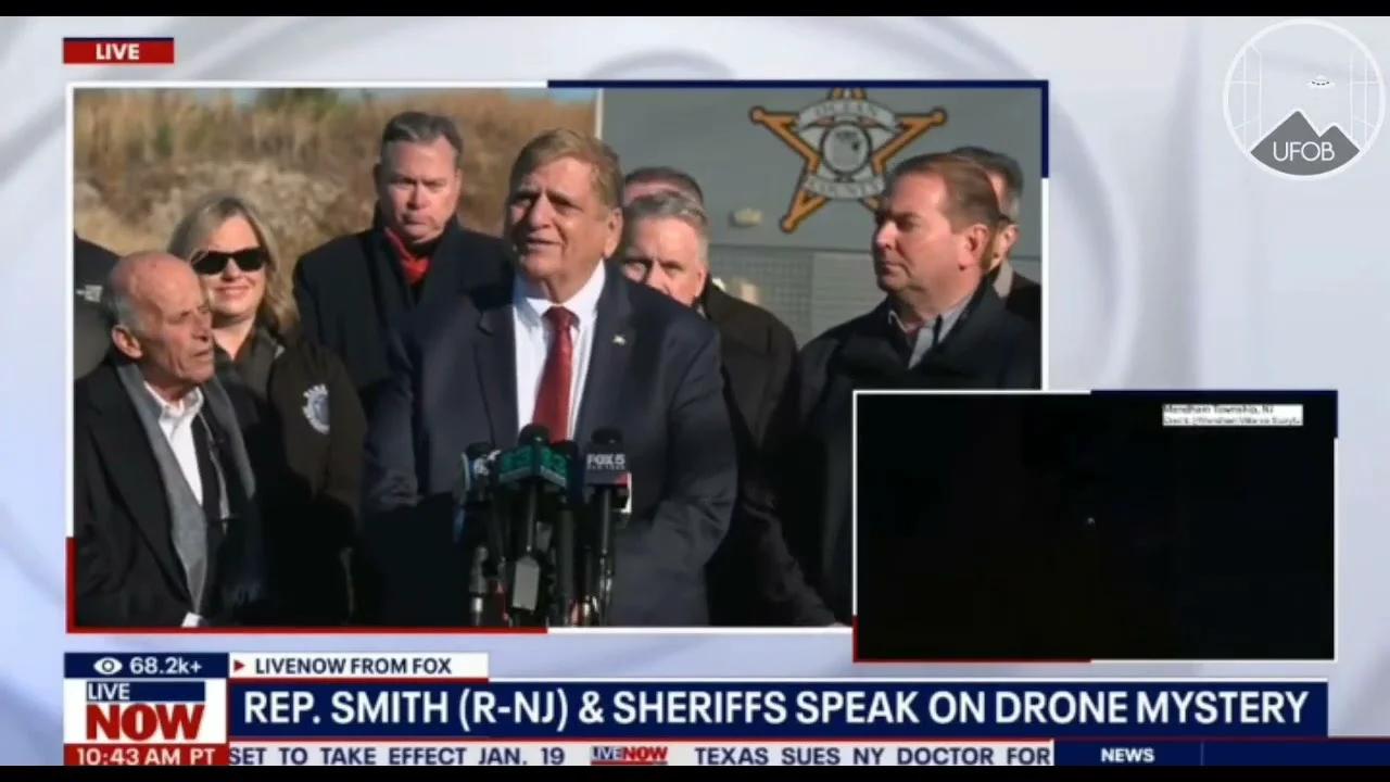 2024 🇺🇸 #UFOB [PRESSCON] Rep. Smith and Sheriffs on the UAPs over NJ.