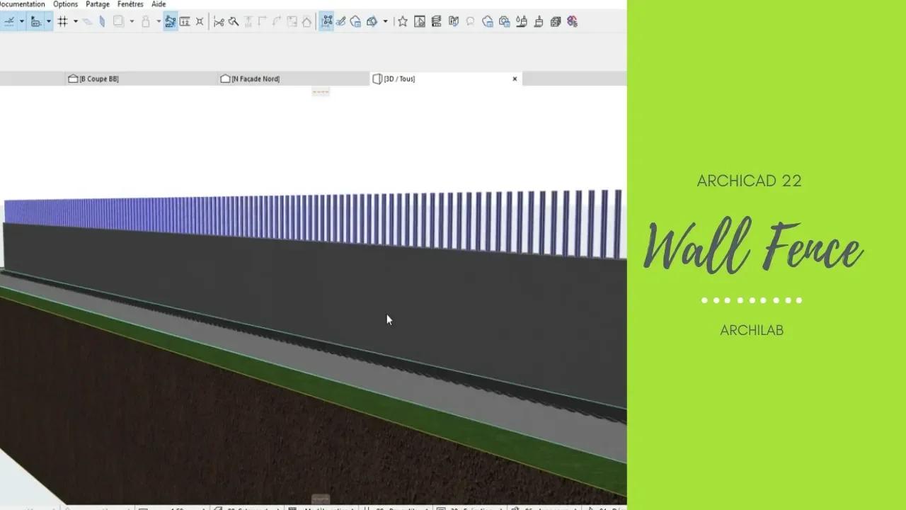 Archicad 22 - Wall Fence