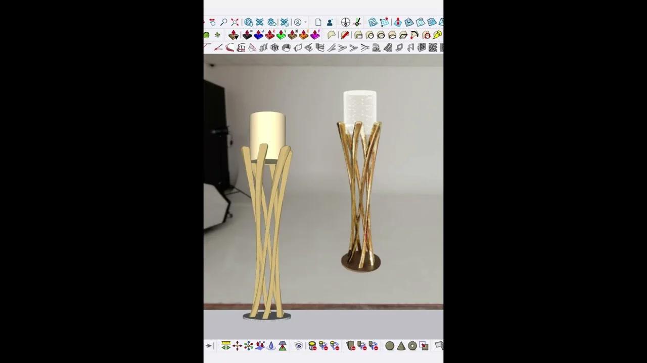 sketchup tutorial / parametric modelling in SketchUp