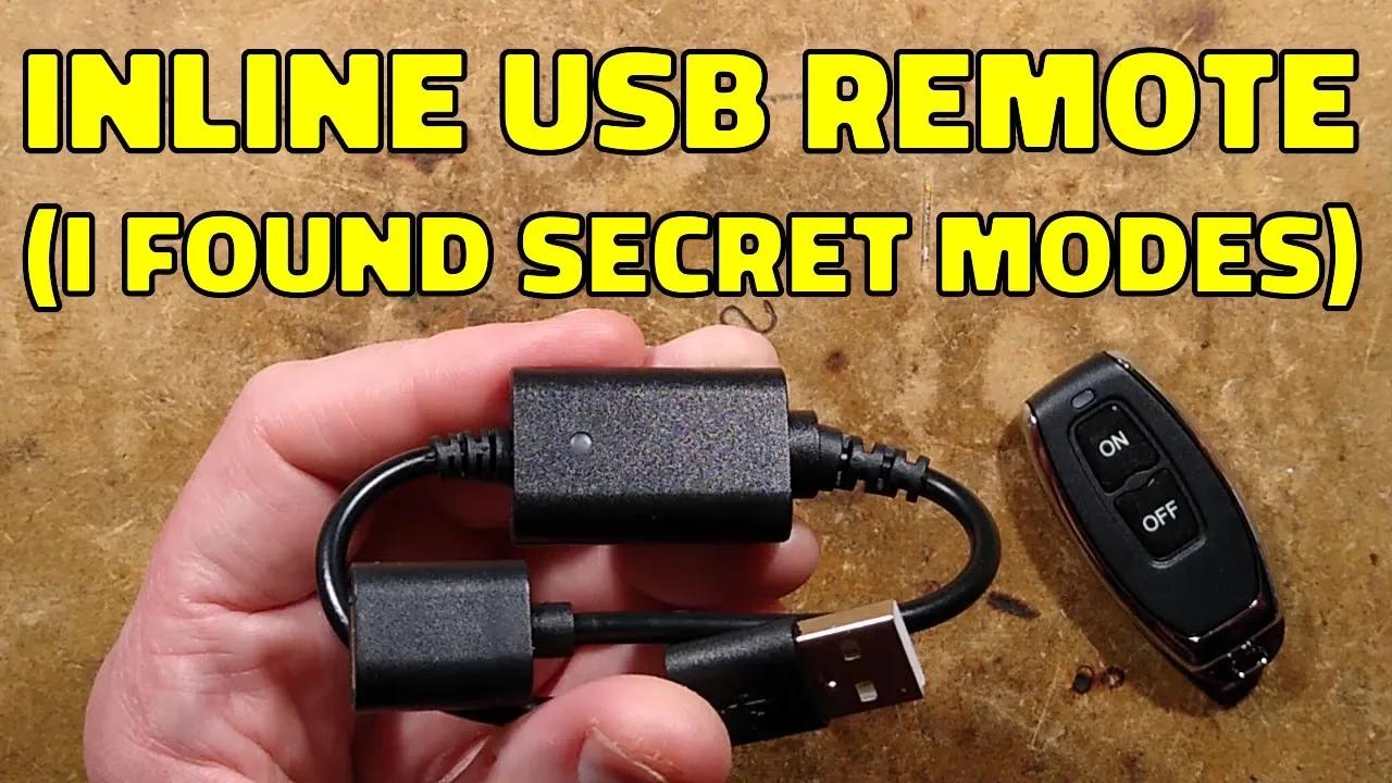 Inline remote USB switch - with undocumented modes (until now)