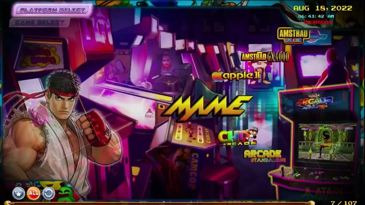RetroFE | CoinOPS | Project Arcade Add On CHD MAME ADDON Update
