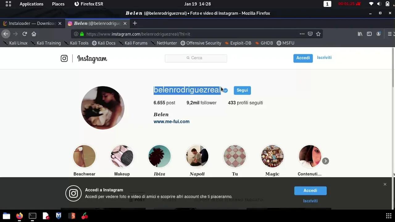 Instaloader Kali Linux (Instagram) Tool Download Pictures/Videos/hashtag