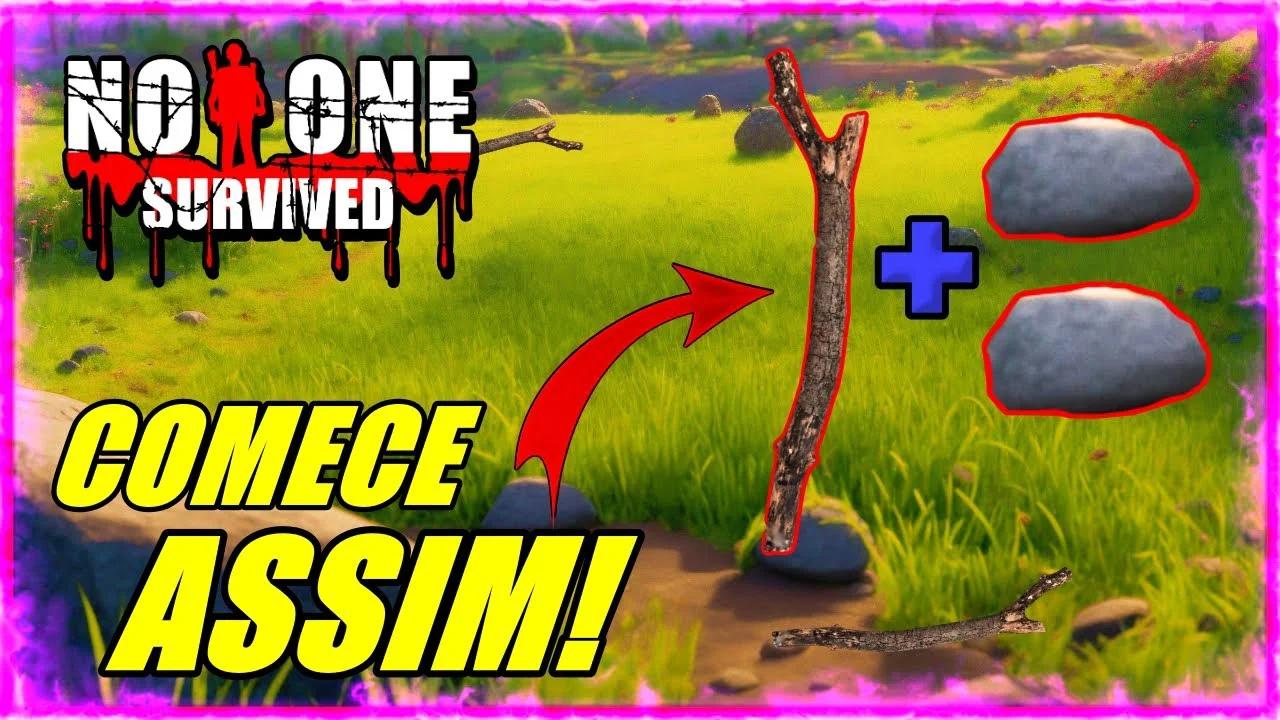DICAS PARA INICIANTES Primeiros Passos em No One Survived
