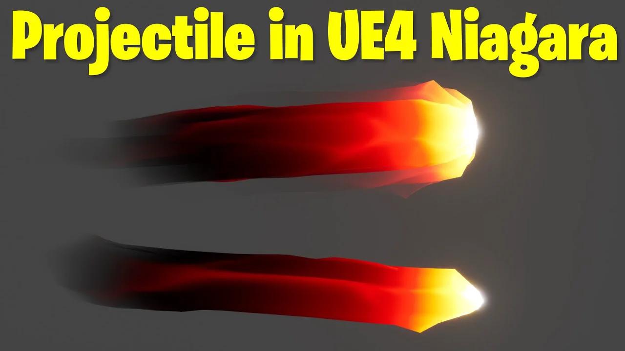Projectile in UE4.27 Niagara Tutorial | Download Files