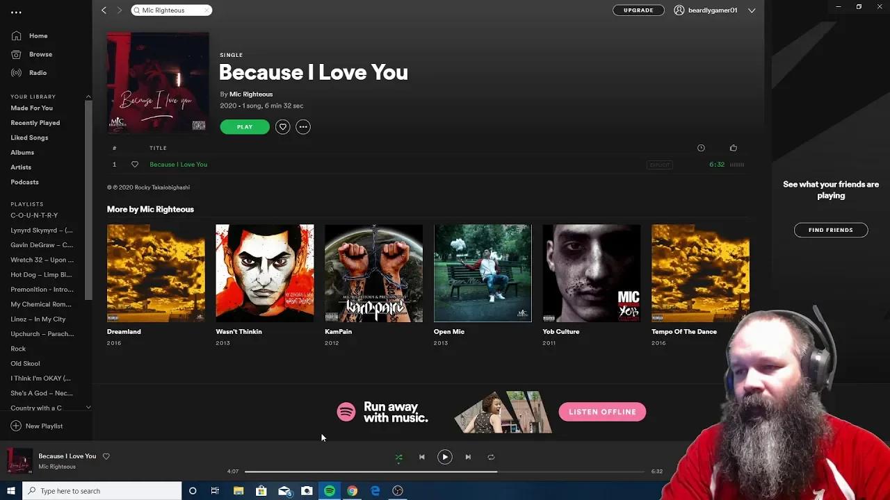 {Reaction} Mic Righteous - Because I Love You