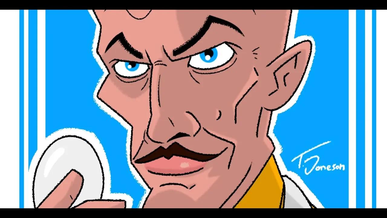 Batman Egghead Speed Drawing