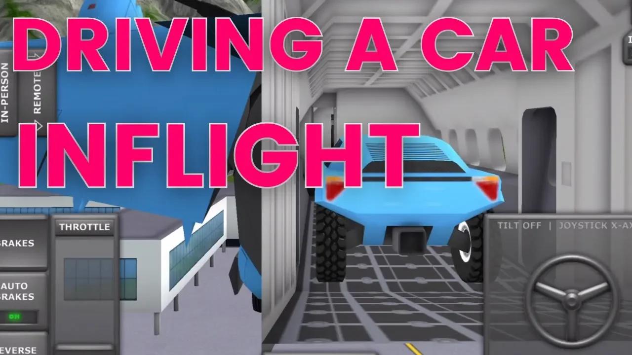DRIVING INFLIGHT IN TFS | EPIC TRICK FOUND | Turboprop Flight Simulator