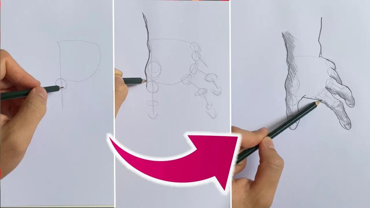 Como Desenhar Mãos | Passo a passo simples!! - Jaison arts