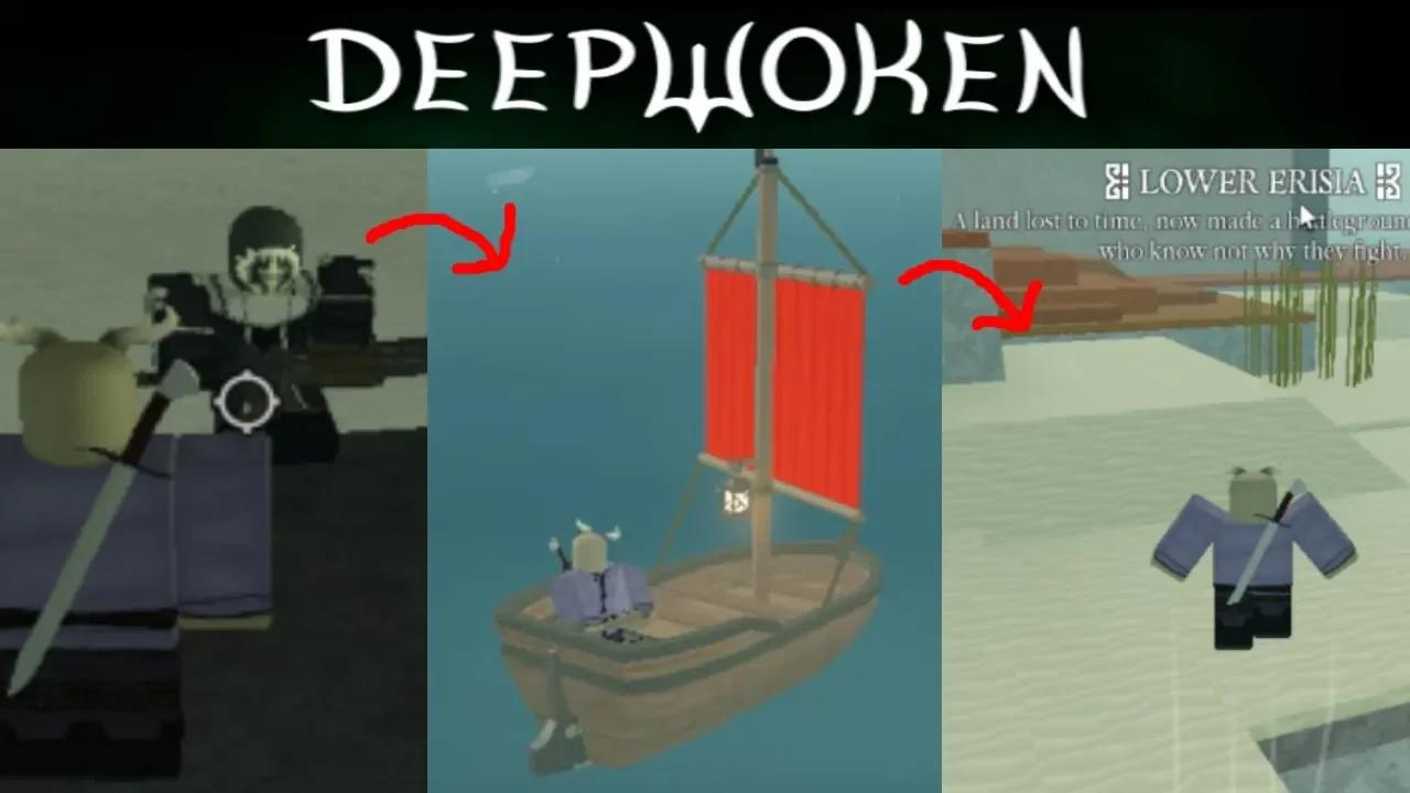 How to get to Lower Erisia (Starter progression island) from Etris ...