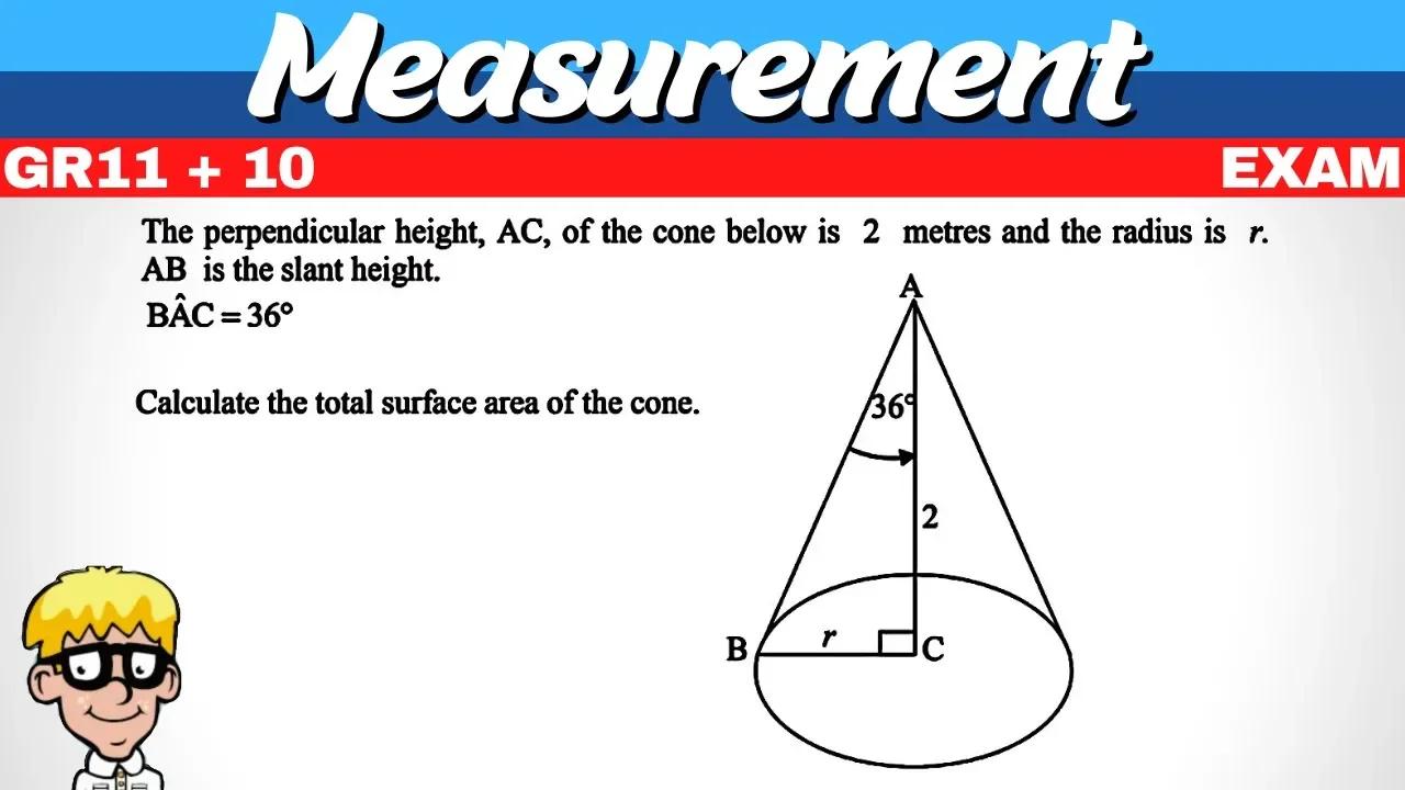 Measurement Exam Questions | Gr 11 | Gr 10