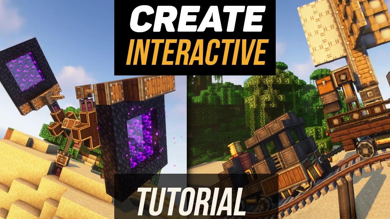 Create Interactive. New mechanics for glued buildings. Tutorial 1.18.2 ...